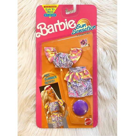 Mattel | Toys | Vtg 991 Barbie Sun Sensation Fashion Hot Summer Outfit ...